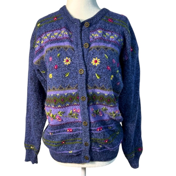 Northern Treasures | Sweaters | Vintage Northern Treasures Wool Blend ...